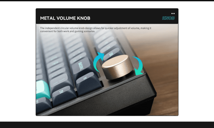 Bàn phím không dây VGN N75 Pro Caribbean Blue chính hãng, giá rẻ | Gearshop